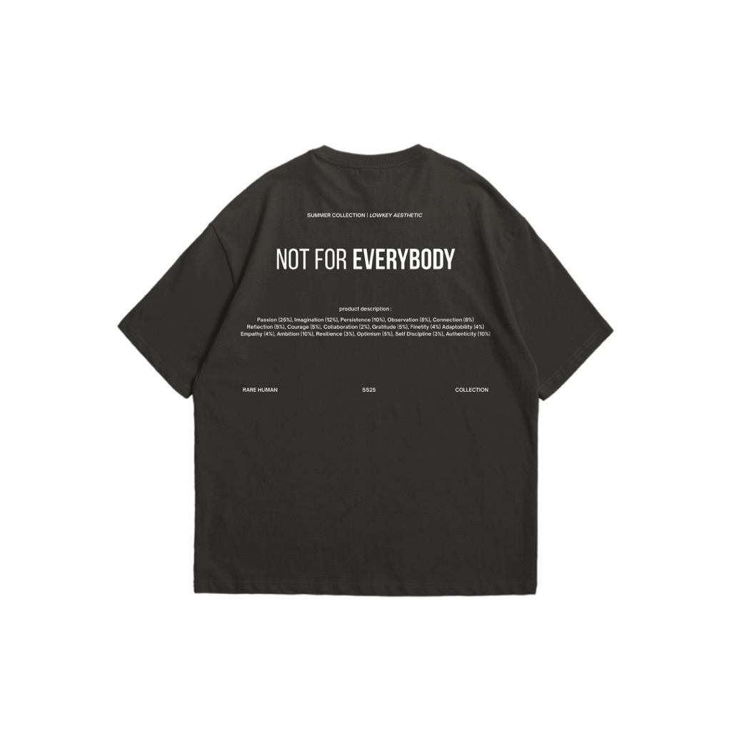 Jual DEFINITION - Rare Human Black Tshirt FW25 | Shopee Indonesia