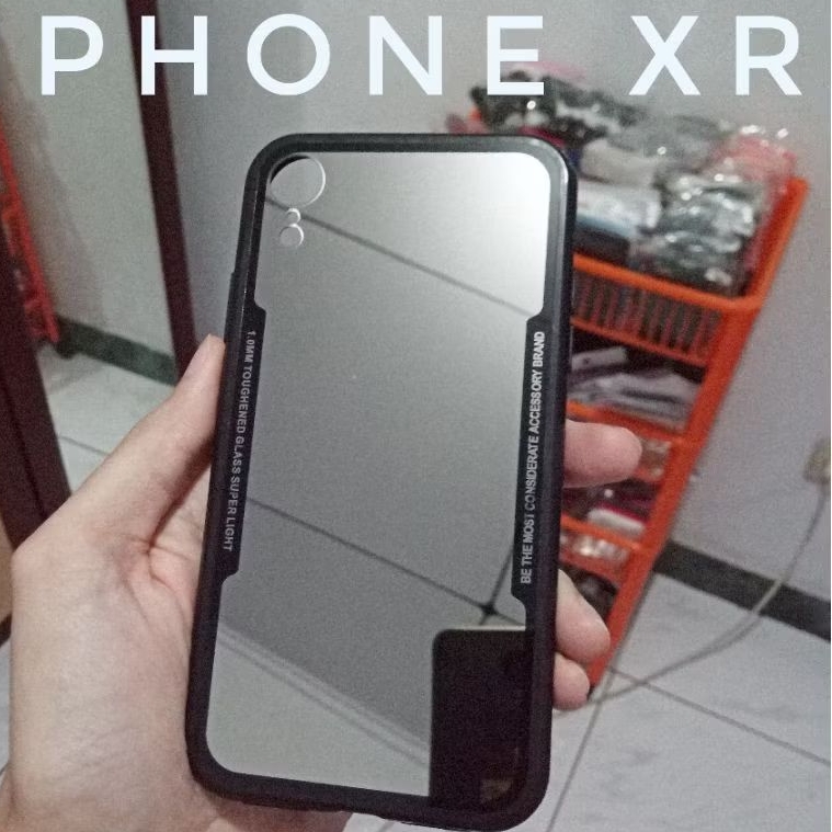 Jual Casing Phone XR Mirror Full Black | Shopee Indonesia