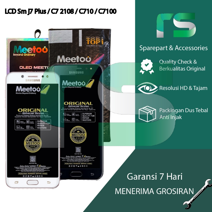 Jual LCD TOUCHSCREEN SAM GALAXY J7 PLUS C7 2018 C710 C7100 OLED ...