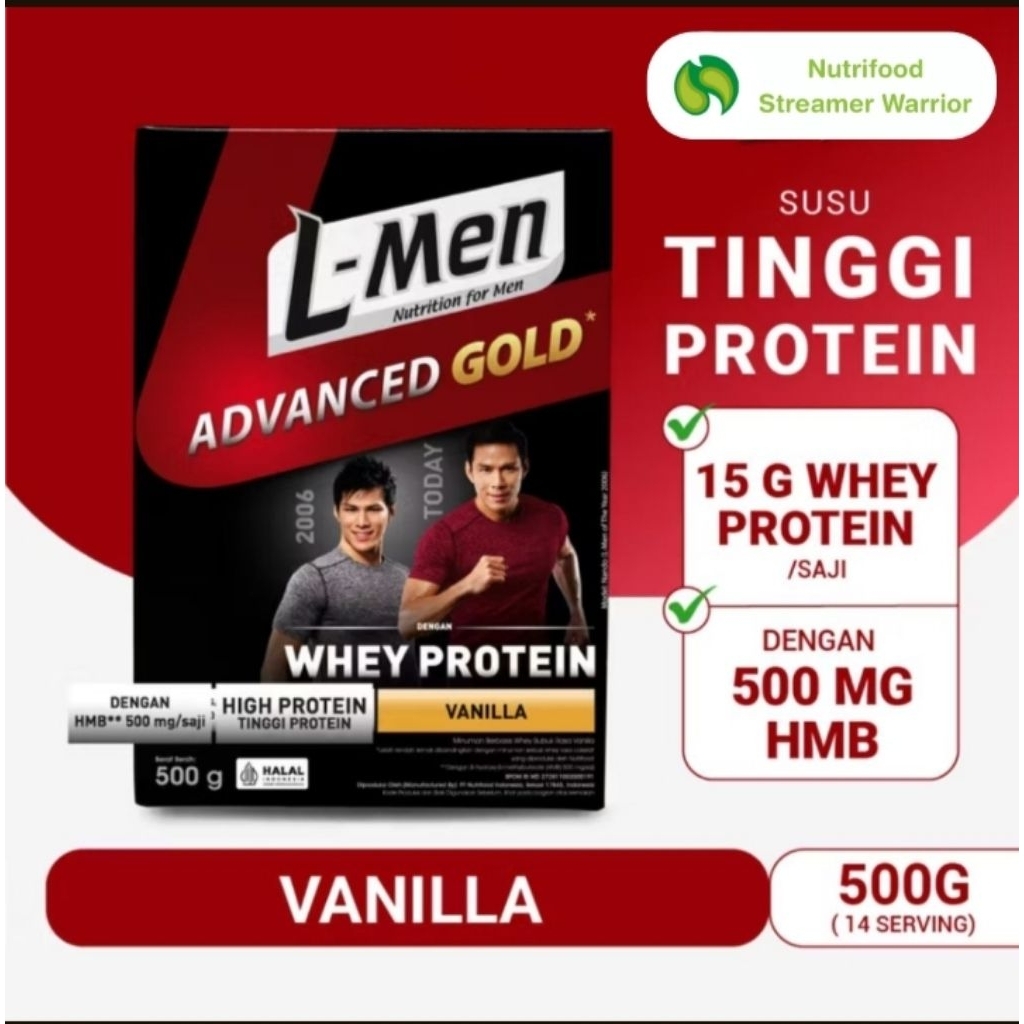 Jual L-Men Advanced Gold 500gr + HMB 500gr | Shopee Indonesia