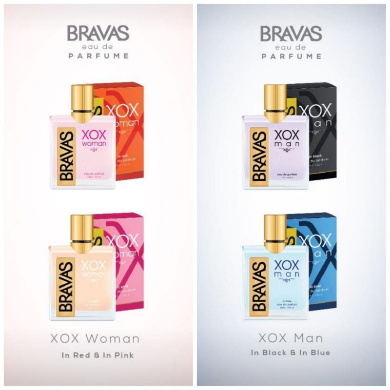 Jual Bravas XOX Series Eau De Parfum 100ml – Parfum Original Unisex ...