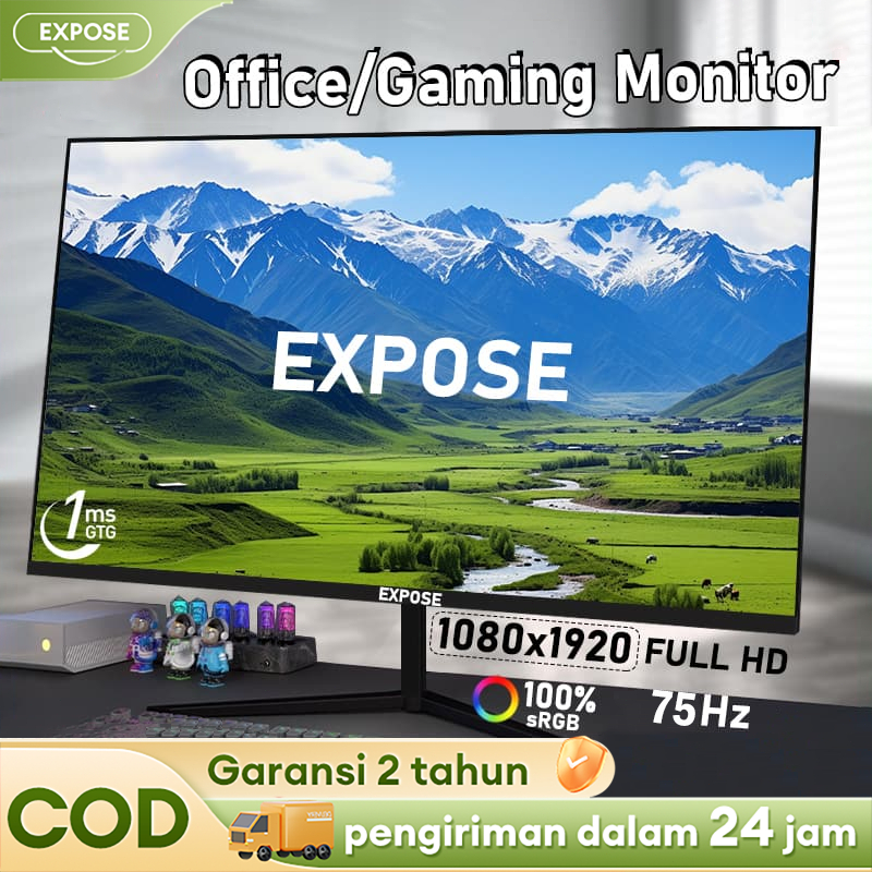 Jual Monitor 27 inch Gaming Monitor 24 Inch LED Monitor 1ms IPS PANEL ...