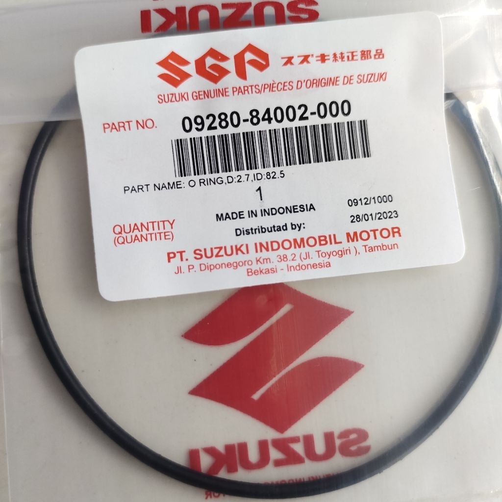 Jual 09280-84002-000 Oring tutup timing keteng noken as Axelo Smash ...