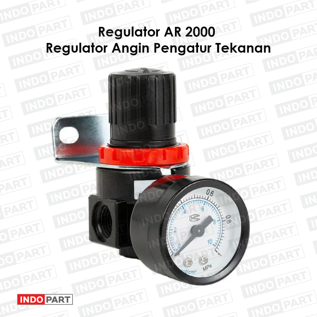 Jual Regulator AR-2000 Pengatur Tekanan Angin Kompresor Udara 1/4 Inch ...