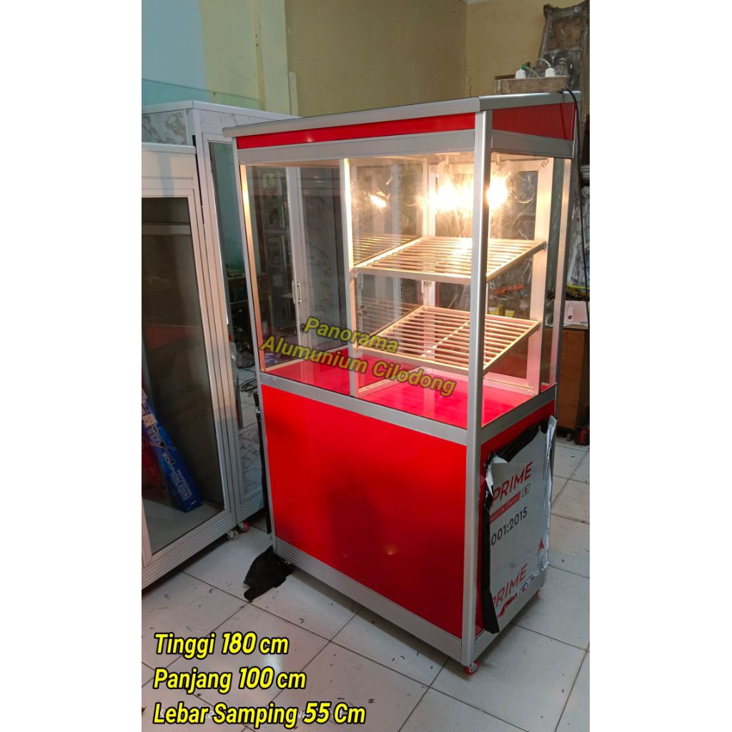 Jual Etalase KFC etalase Fried Chicken Gerobak KFC/Ayam goreng | Shopee ...