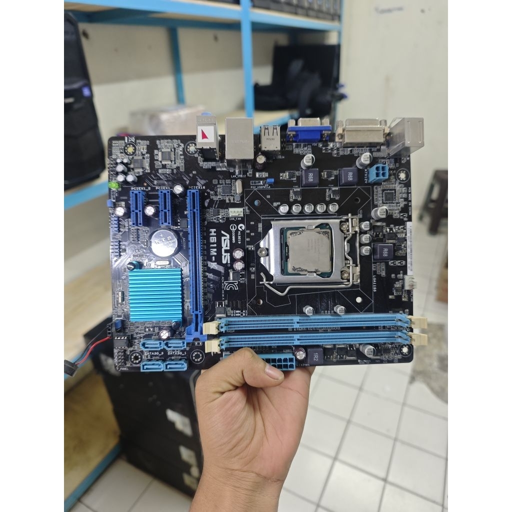 Jual MOTHERBOARD ASUS H61 LGA 1155 DDR3 | Shopee Indonesia