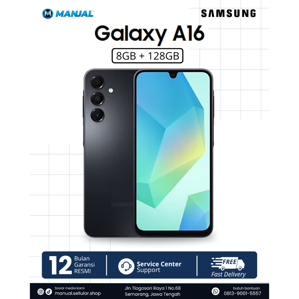 Jual Samsung Galaxy A16 [8GB + 128GB] [8GB + 256GB] | Processor Helio ...