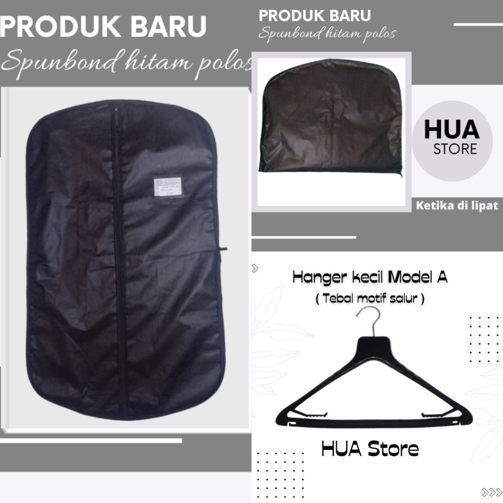 Jual Sarung Jas / Cover Jas / Cover Baju Satu Set Cover Jas dan Hanger ...