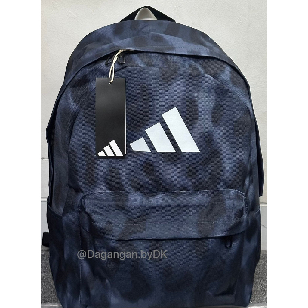 Jual Tas Adidas Backpack Leopard Original 100% Dark Navy Blue (LIMITED ...