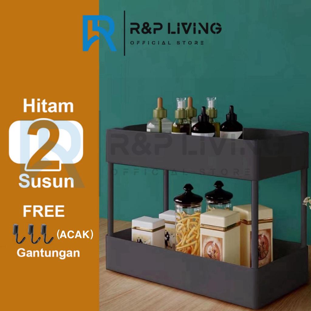 Jual R&P [READY] Rak susun serbaguna 2 tingkat tanpa roda | Shopee ...