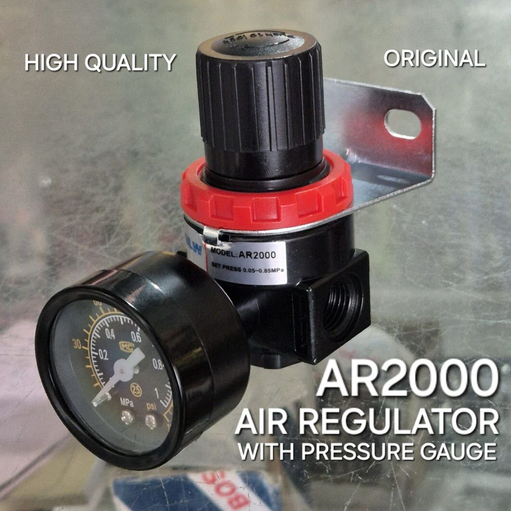 Jual Pressure Gauge Air Regulator Kompresor AR2000 | Shopee Indonesia