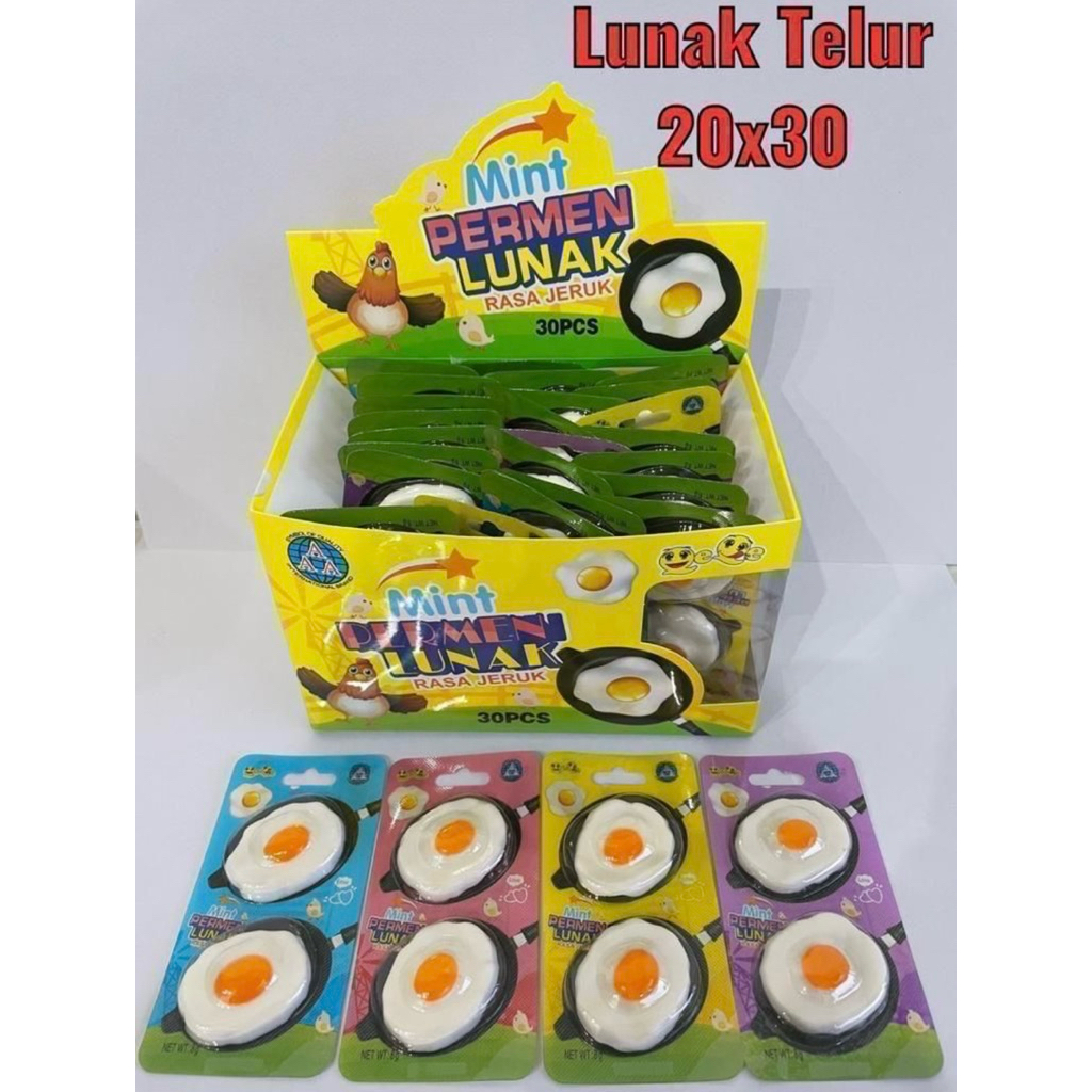 Jual PERMEN LUNAK TELUR MATA SAPI ISI 30 PCS | Shopee Indonesia