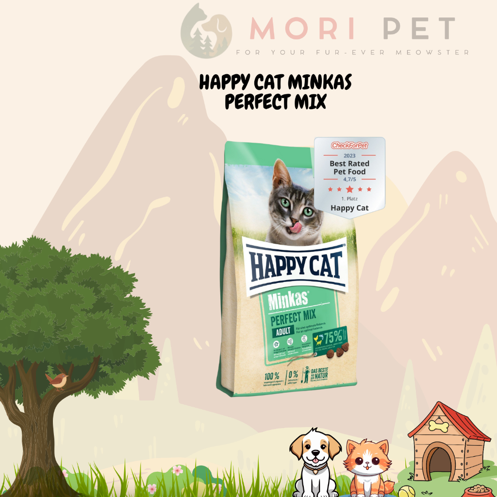 Jual Happy Cat Minkas Perfect Mix Repack 500 Gr | Shopee Indonesia