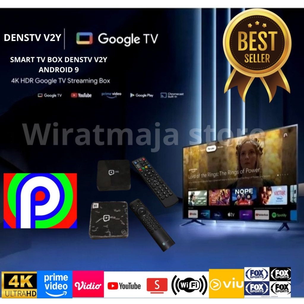 Jual STB ANDROID TV DENSTV V2X/V2Y OS 9 (FULL APLIKAS) | Shopee Indonesia