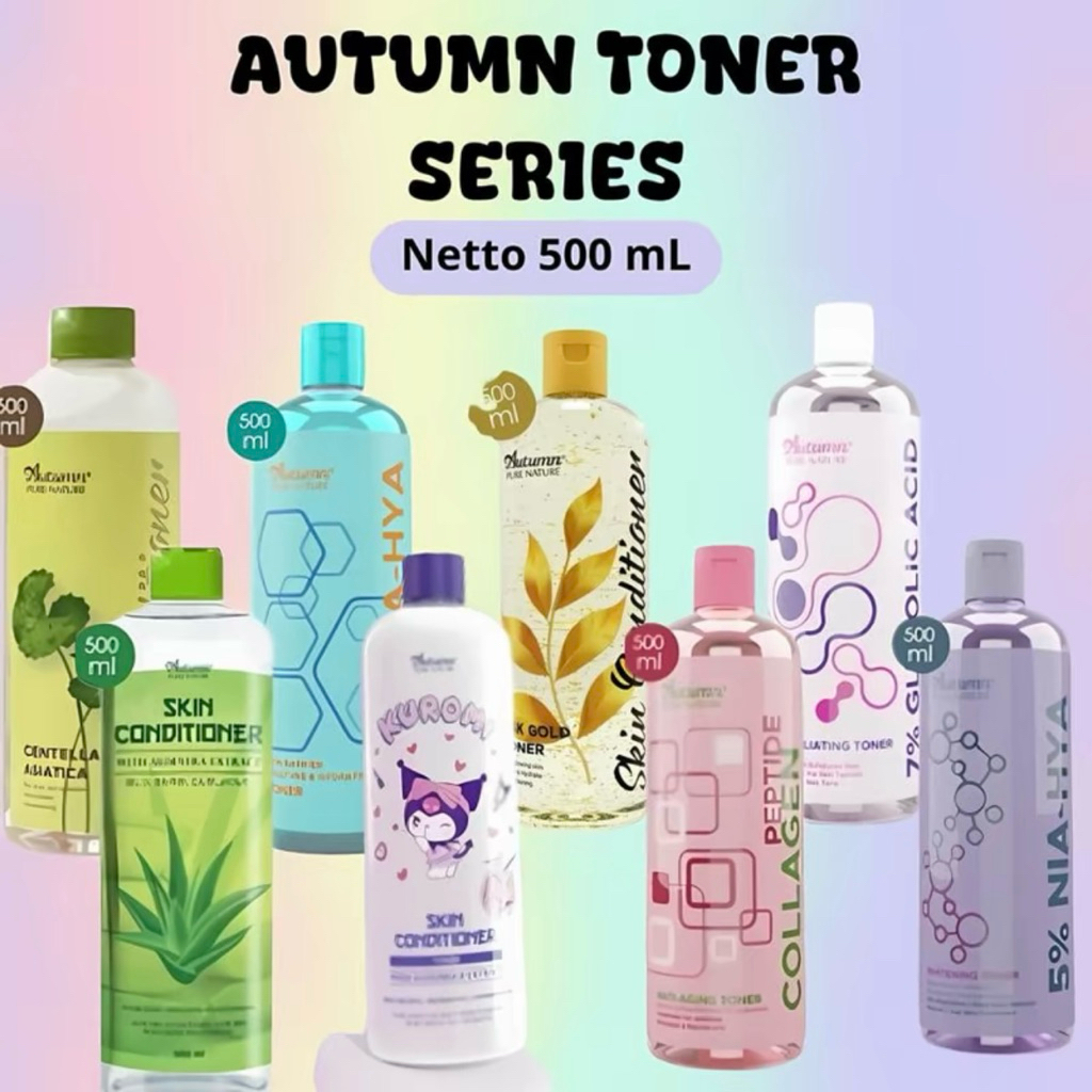 Jual AUTUMN Toner Series 500ml || Autumn Toner Skin Conditioner With ...