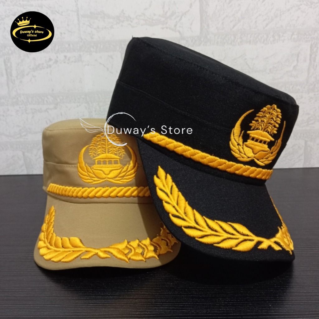 Jual TOPI KOMANDO KORPRI GOL 3D - 4B HITAM & KHAKI FREE NAMA - TOPI ...