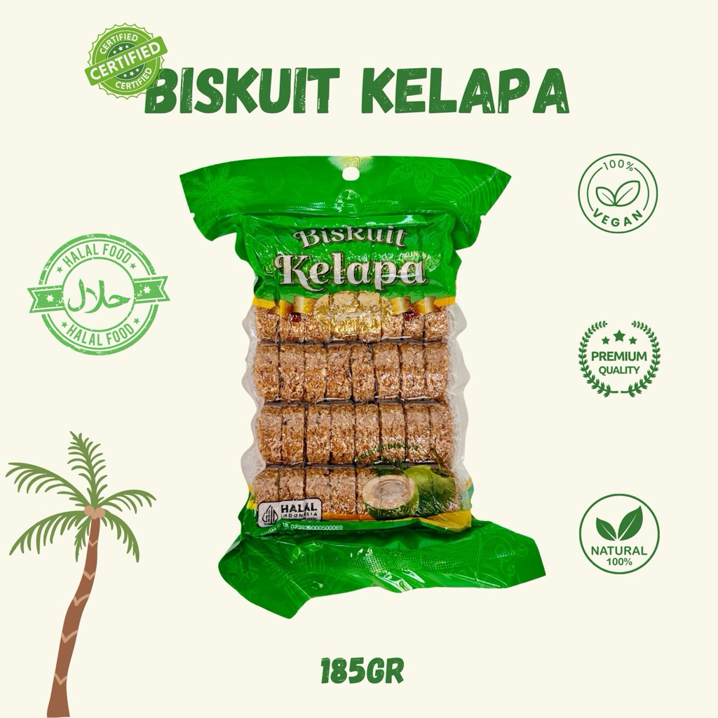 Jual New Premium Packaging Best Seller Cemilan Snack Biskuit Kelapa ...