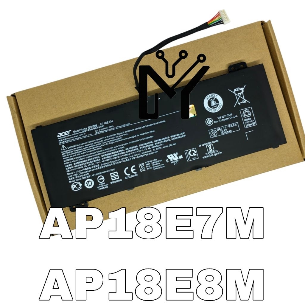 Jual Baterai Laptop Acer Nitro 5/ Nitro 7 Original AP18E7M | Shopee ...