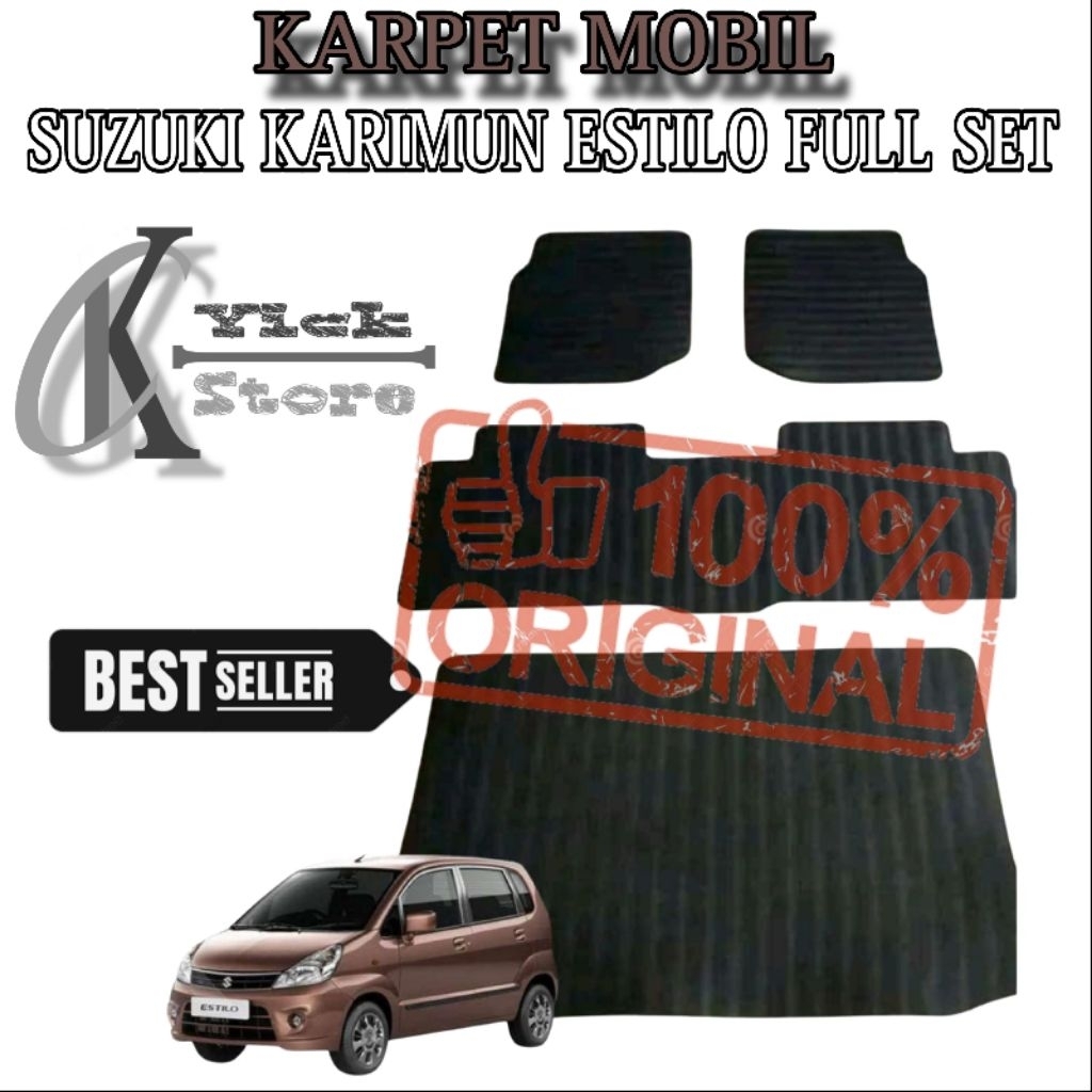 Jual Karpet mobil Karimun Estilo full set / Karpet full set mobil ...
