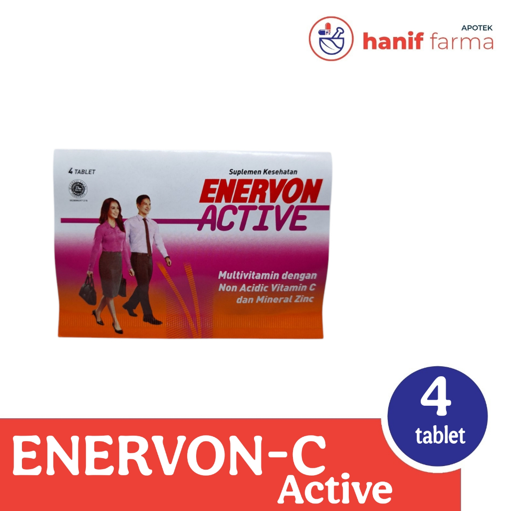 Jual Enervon C Active Strip @4 tablet | Shopee Indonesia