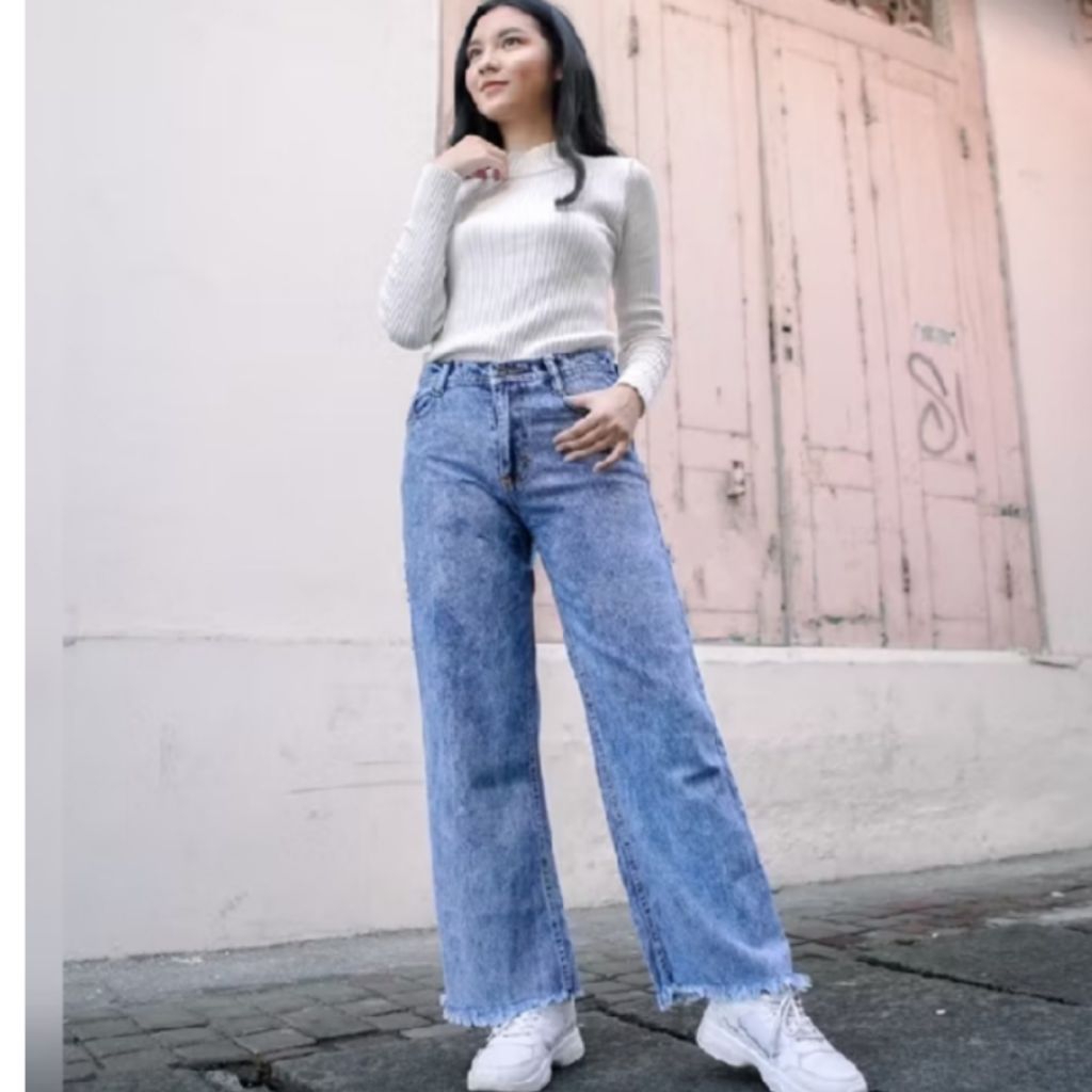 Jual (HOT SALE)KULOT JEANS MURAH KEKINIAN | Shopee Indonesia