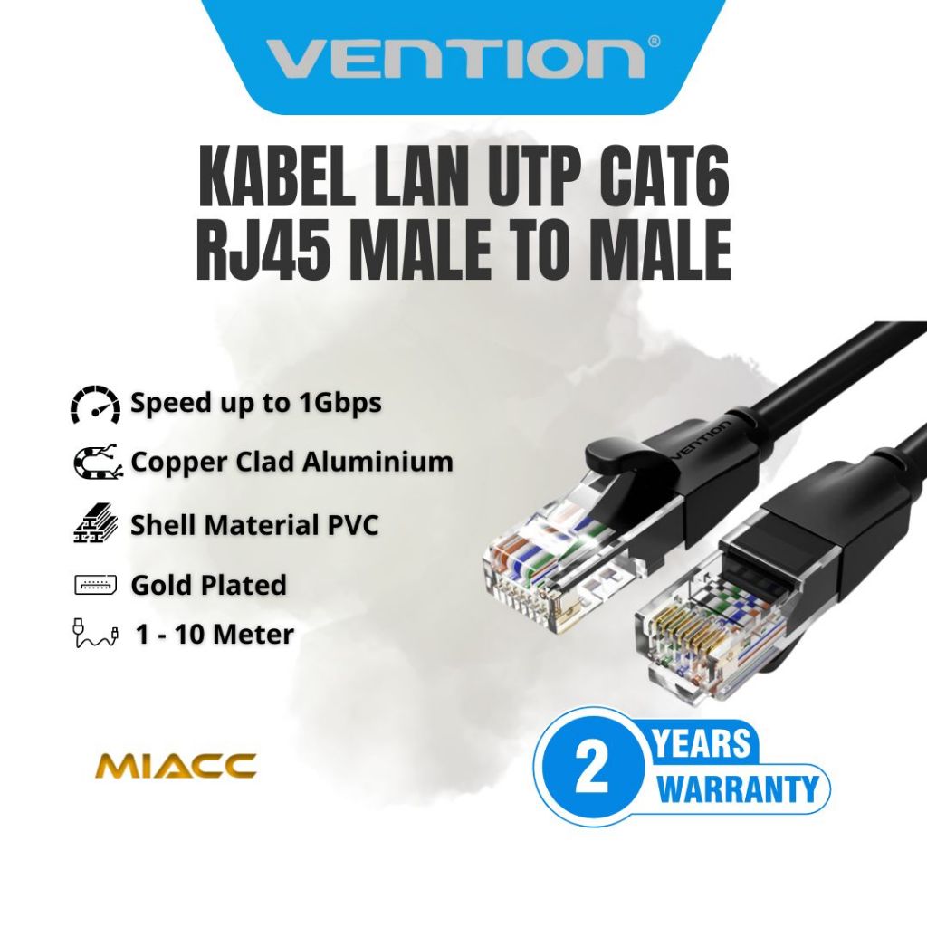 Jual Vention IBE 1 Meter 2 Meter 3 Meter 5 Meter 10 Meter Kabel LAN ...