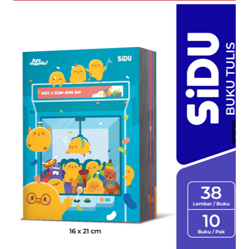 Jual (1PAK) SIDU BUKU TULIS EB 38 uk 21X16CM-320 / BUKU TULIS SIDU ISI ...