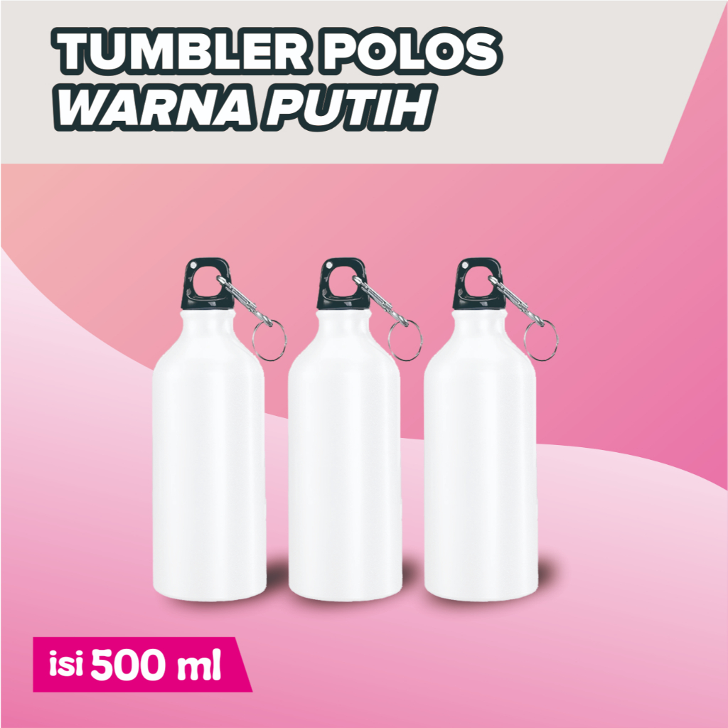 Jual Botol Minum Tumbler / Termos Polos Sporty Coating Sublim 500ml ...