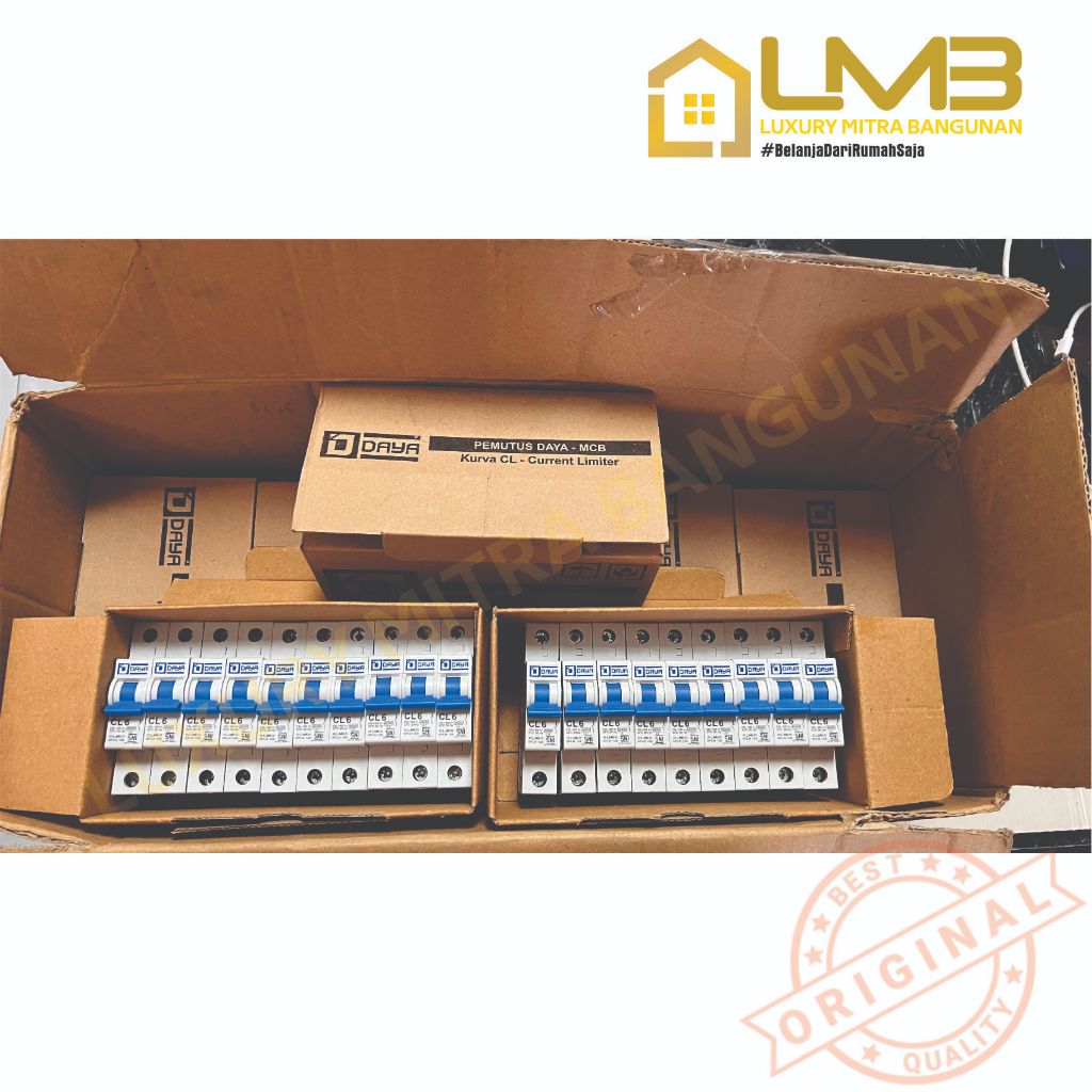 Jual MCB Daya 6A Original | Mini Circuit Breaker 1 Phase | Pemutus Arus ...