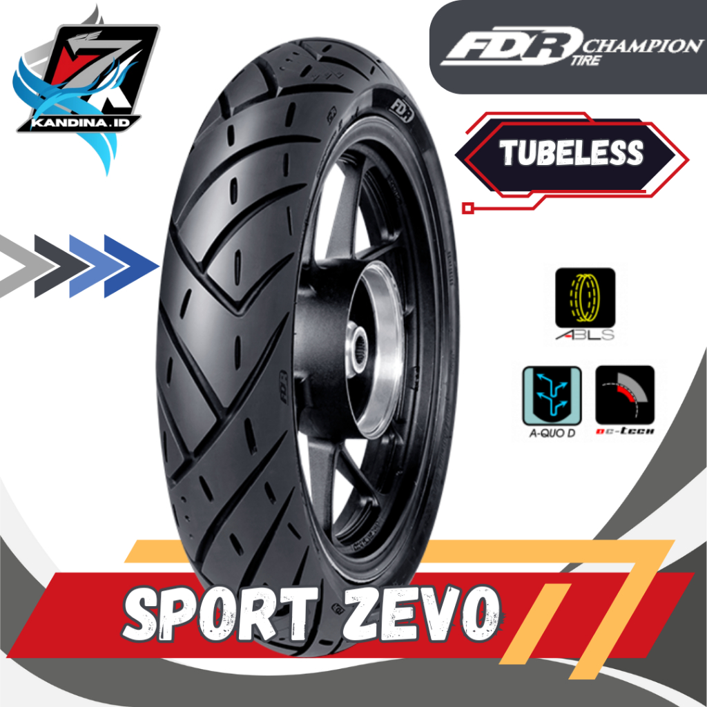 Jual ban motor ban donat merk fdr sport zevo ultimate all size tubeless ...