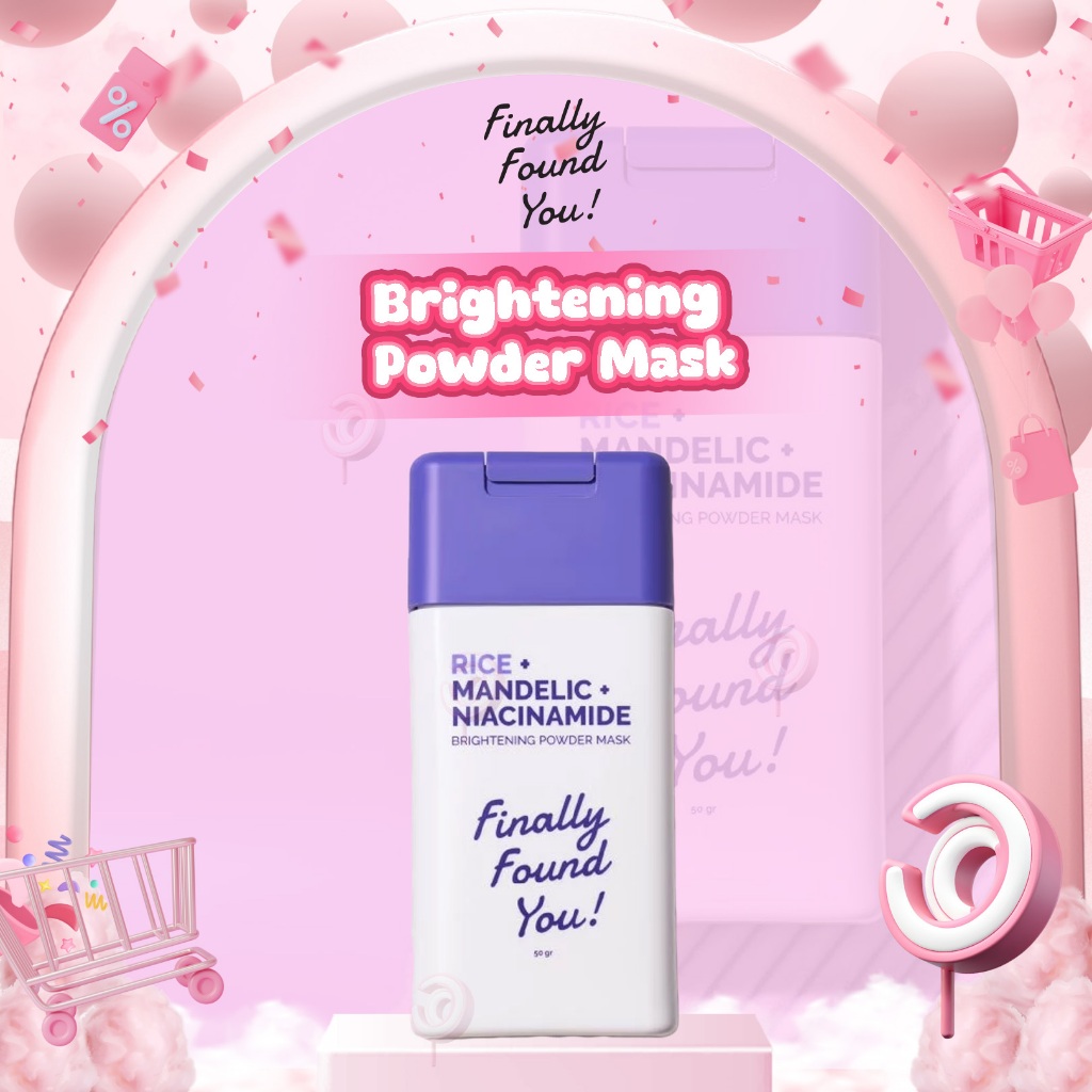 Jual FINALLY FOUND YOU! - RICE + MANDELIC + NIACINAMIDE BRIGHTENING ...
