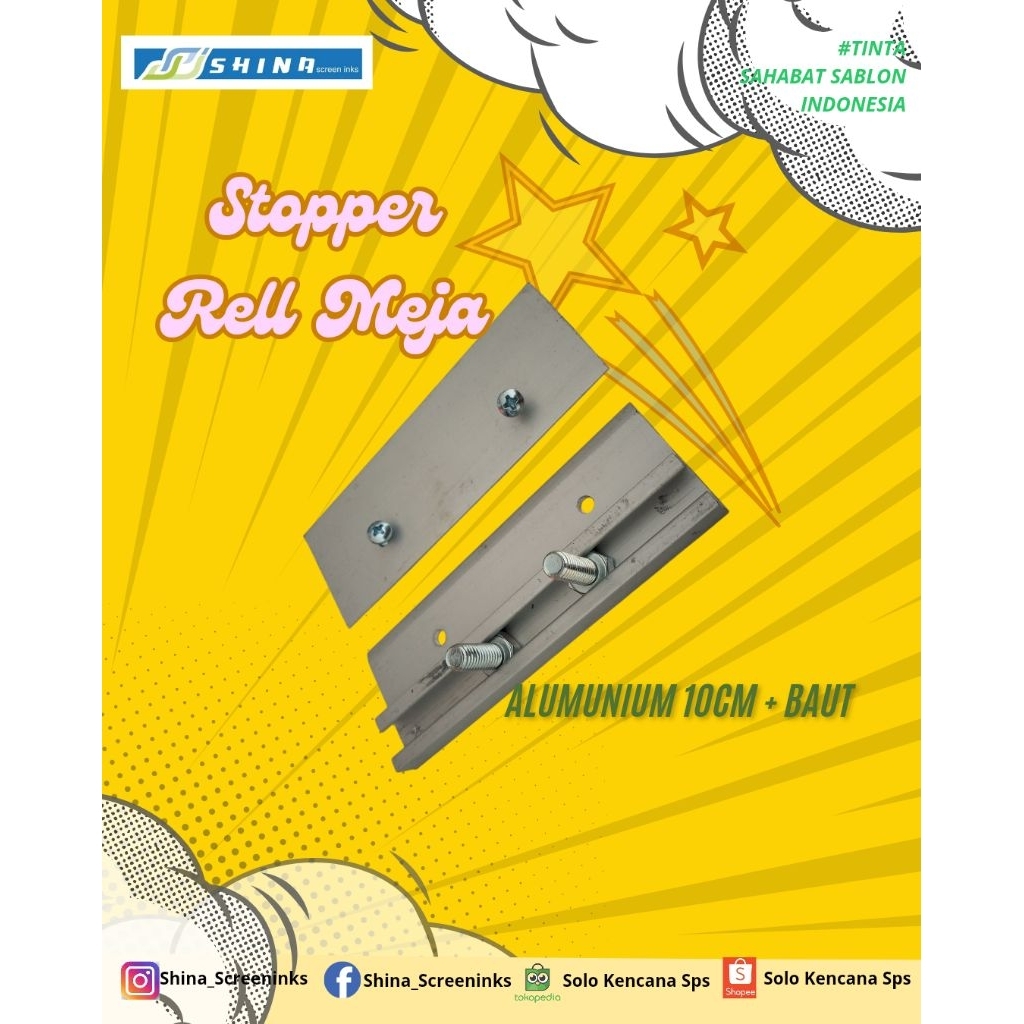 Jual Stopper Rel Meja+ Baut | Shopee Indonesia