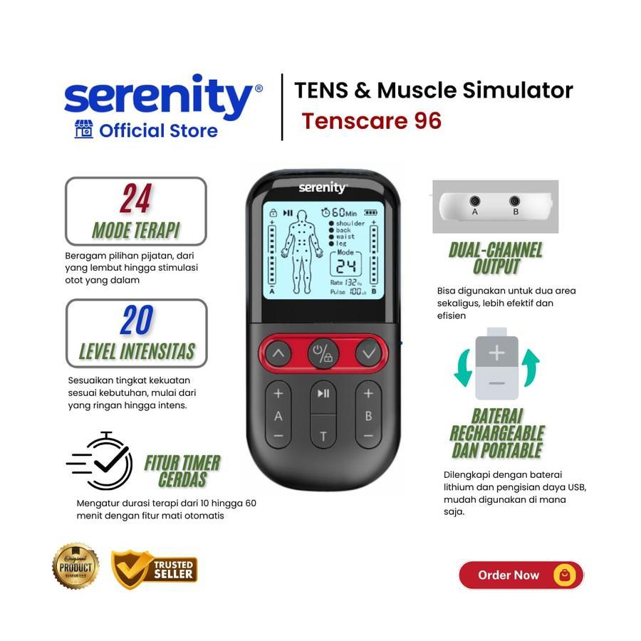 Jual Serenity TENS 96 Alat Pijat Elektrik TensCare Stimulator Tens dan ...