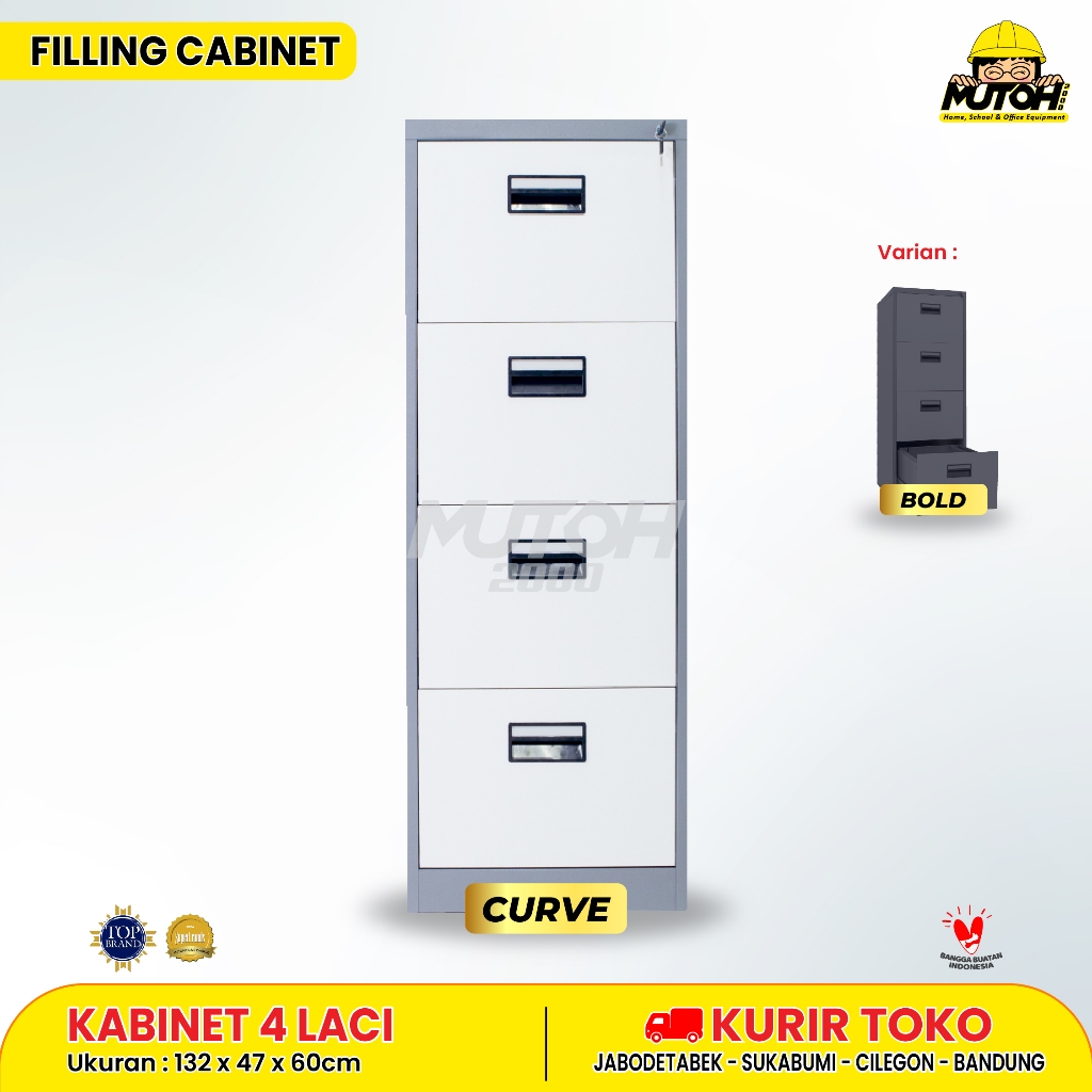 Jual FILLING CABINET BESI 4 LACI 4 SUSUN | MUTOH2000 | Shopee Indonesia