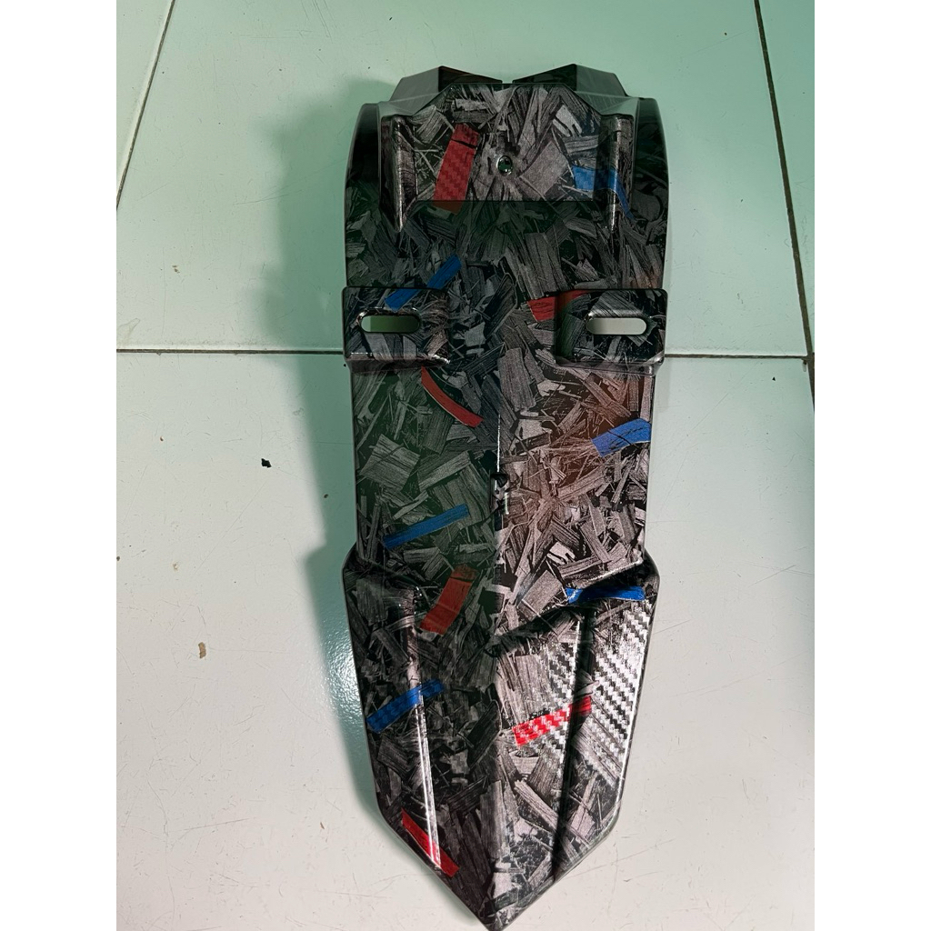 Jual Spakbor/Slebor mx king 150 MODEL EXCITER full motif CARBON FORGET ...