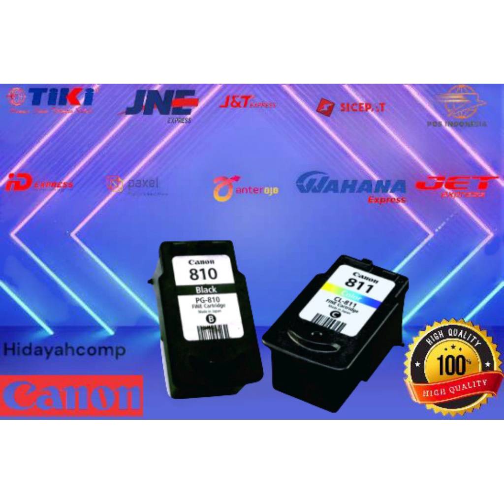 Jual CANON PIXMA PG 810 CL 811 ( BLACK AND COLOR) COMPELTIBLE SIAP ...