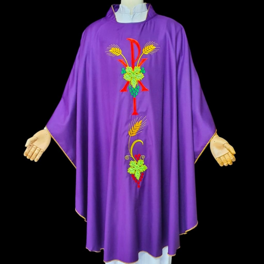 Jual KASULA IMAM ROMO KATOLIK 4 WARNA + 4 STOLA/JUBAH IMAM PASTOR ...