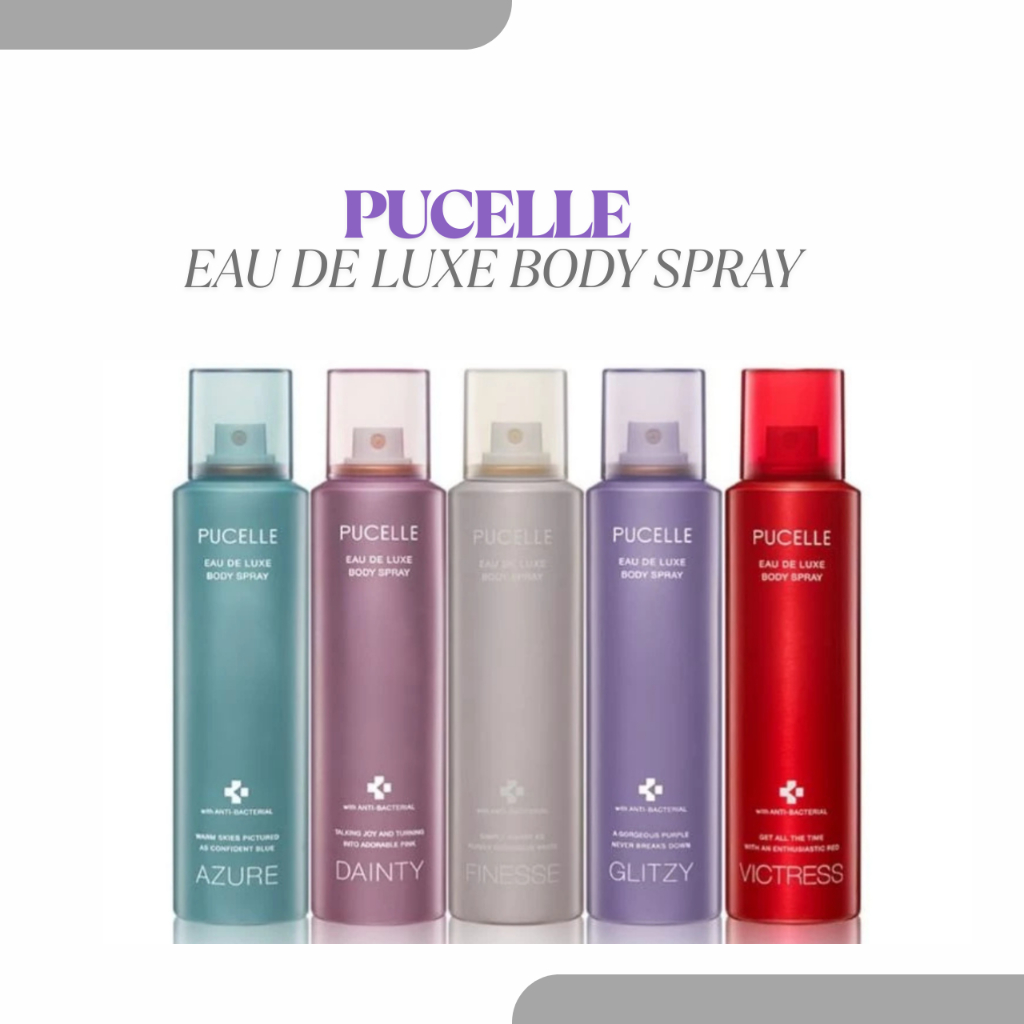 Jual Pucelle Eau De Luxe Body Spray 150ml/Parfum Wanita | Shopee Indonesia