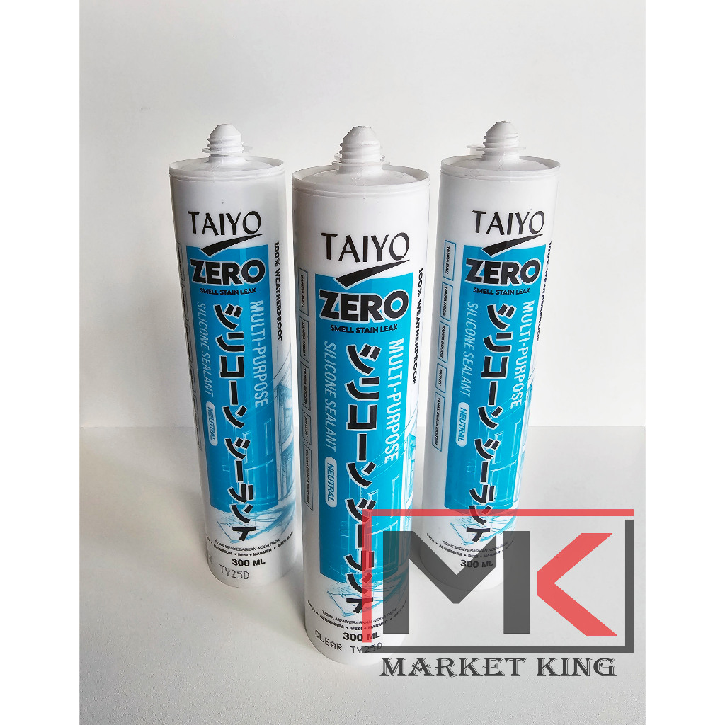 Jual Lem Sealant Netral Botol Taiyo Zero / Lem Silicone Sealant / Lem ...