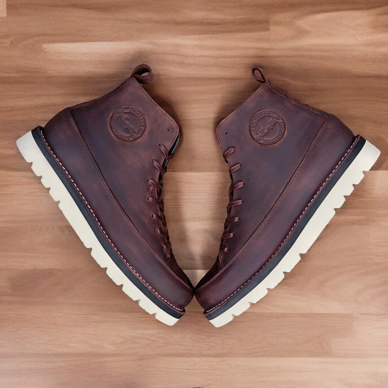 Jual Sepatu Boots Pria Kulit Asli Premium Quality Hard Motion Lexus ...