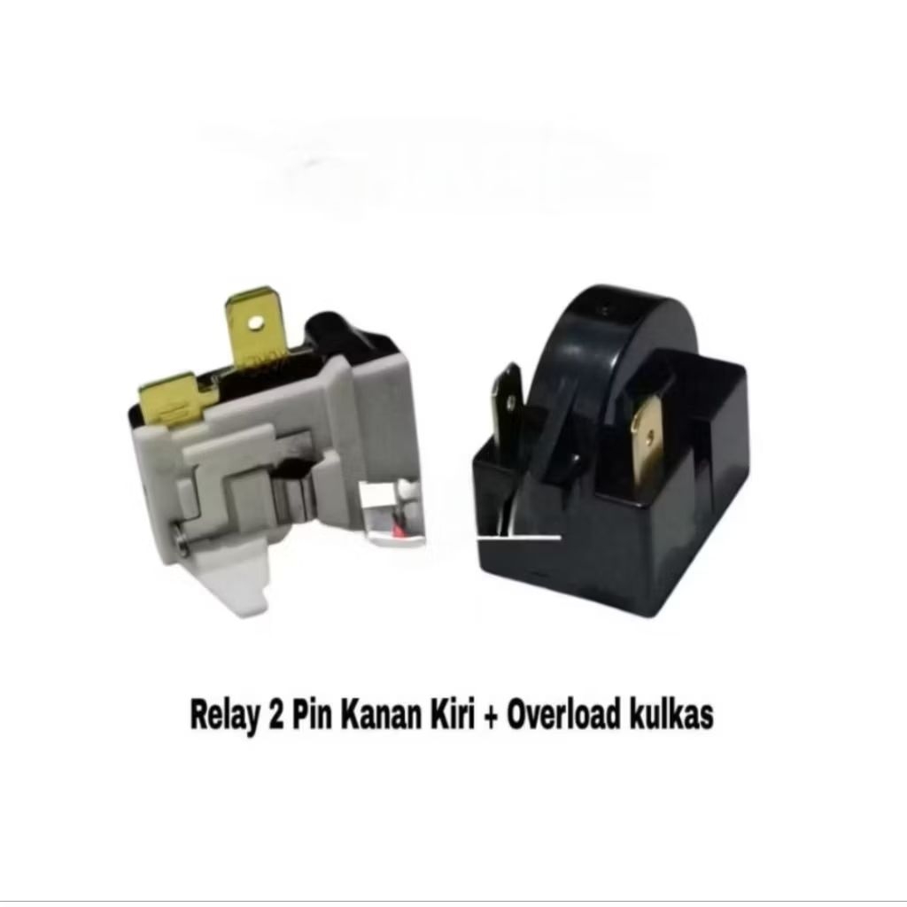 Jual (1-6) Relay Overload Kulkas 2 Pintu PTC Relay+Overload Kulkas 2 ...