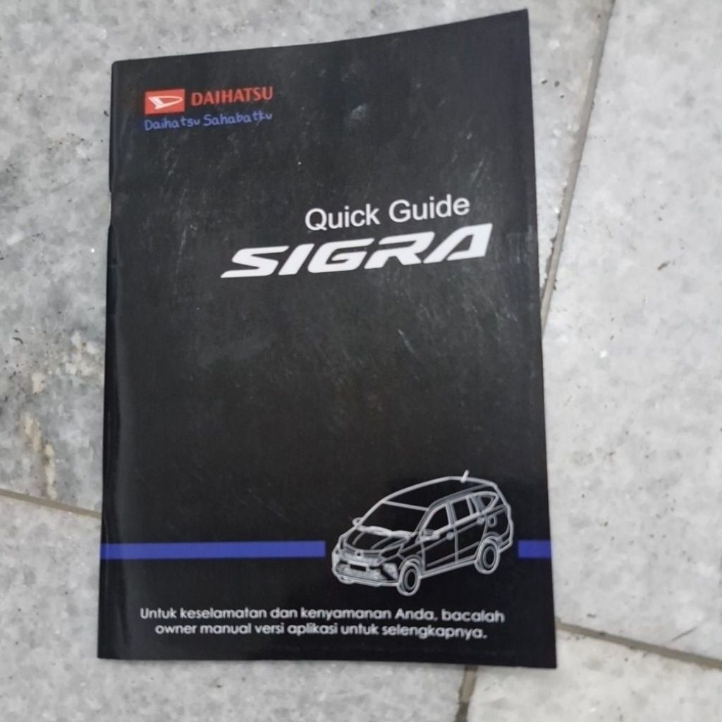 Jual Buku Manual Mobil Daihatsu Sigra Asli tahun 2021 - 2024. | Shopee ...
