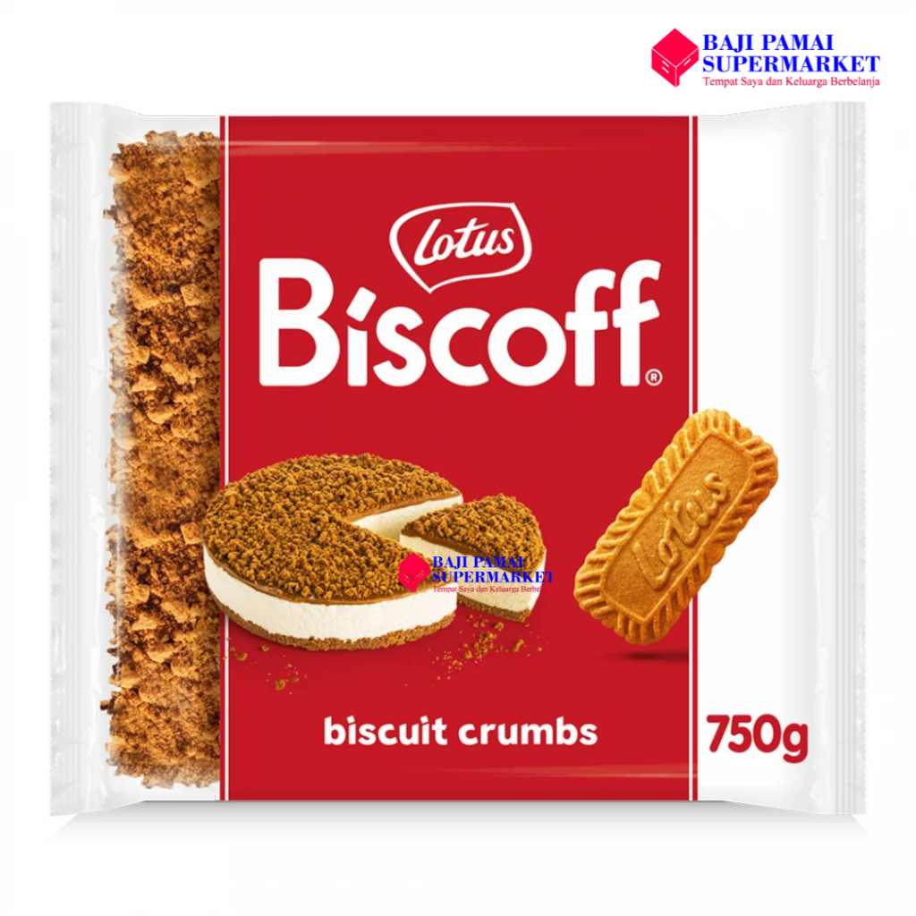 Jual Lotus Biscoff Crumble 750g Bag - Lotus Biscoff Crumb - Biscuit ...