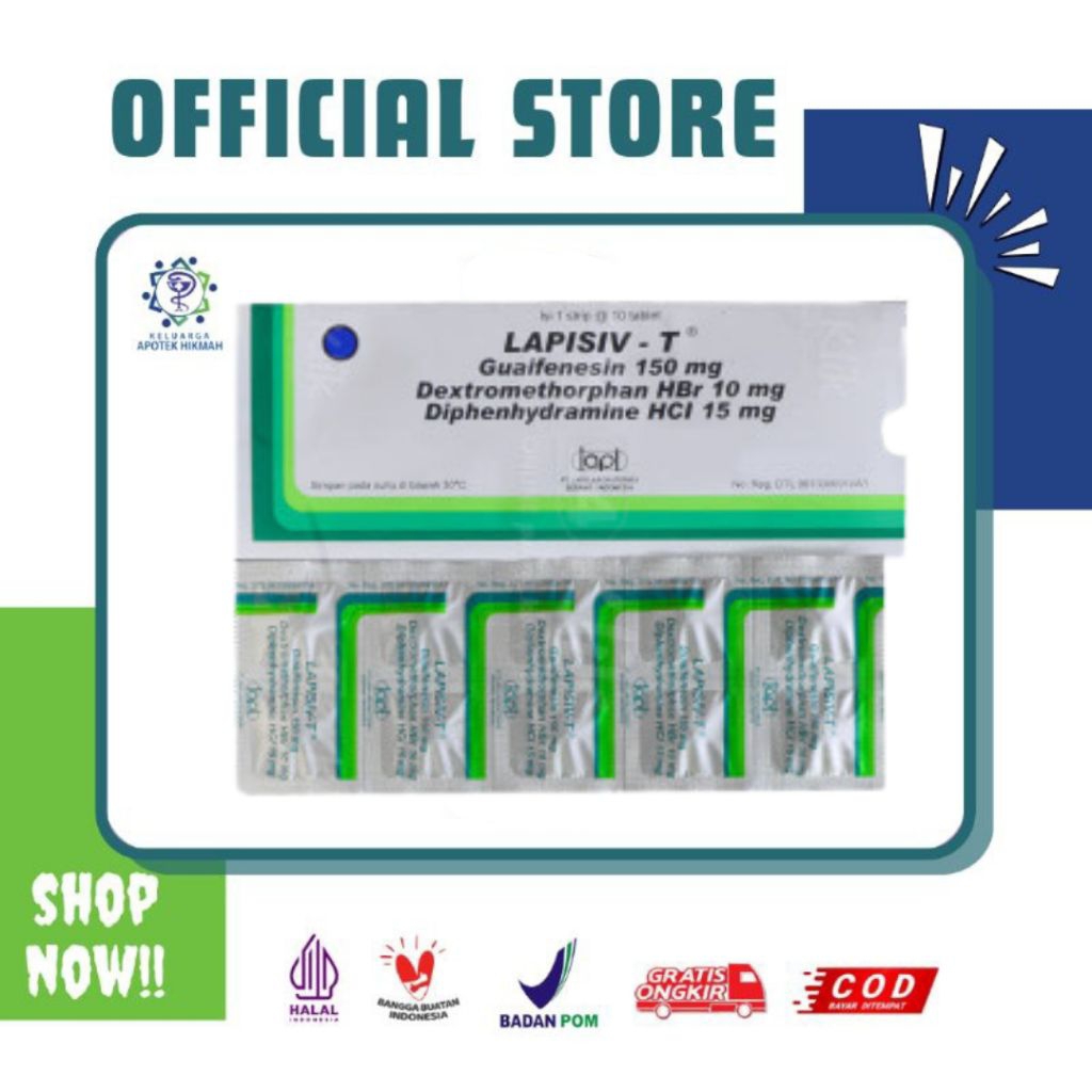 Jual Lapisiv T tablet atasi flu pilek bersin bersin hidung tersumbat ...