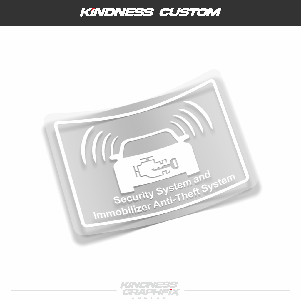 Jual Stiker Sistem Anti-pencurian Immobilizer dan Sistem Keamanan untuk ...