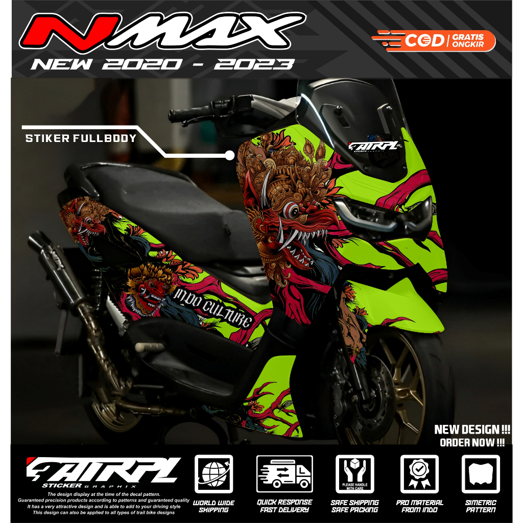Jual Decal Sticker Nmax New 2020 - 2022 Fullbody Decal Sticker Nmax ...