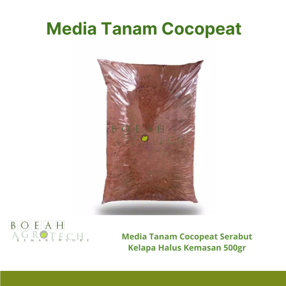 Jual Media Tanam Cocopeat Serabut Kelapa Halus Kemasan 500gr | Shopee ...