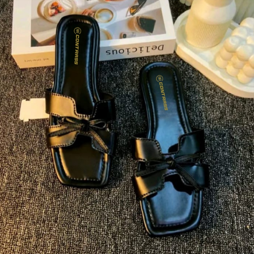 Jual Sandal Teplek Wanita Model Slop H pita Empuk Stylish Korean Style ...