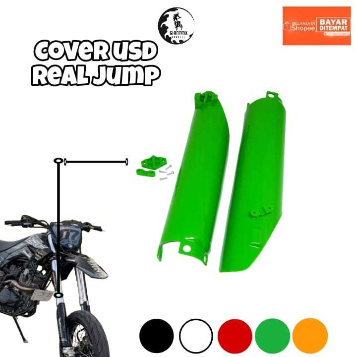 Jual Cover/ Tutup Shock USD Real Jump Depan LONG SET - SRX | Shopee ...