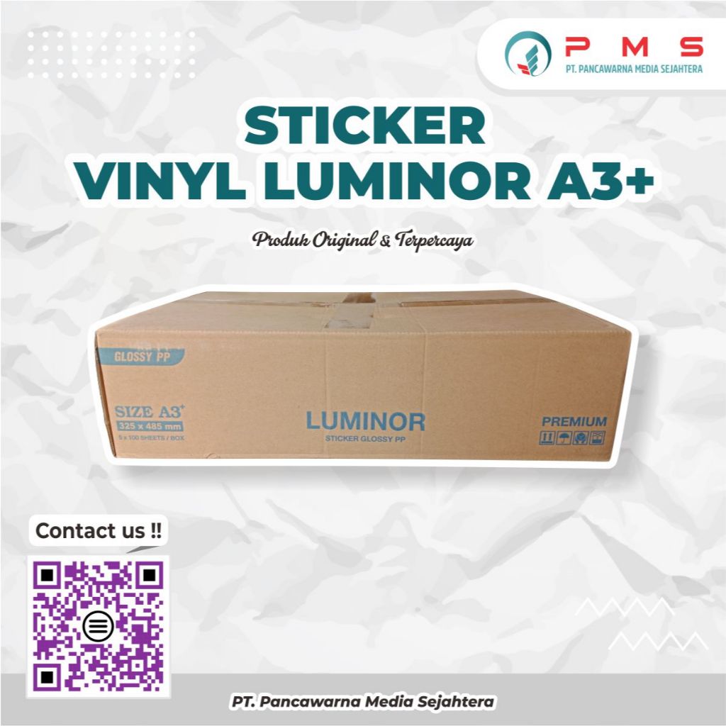 Jual Sticker Vinyl Luminor A3+ | Sticker Label A3+ | Glossy Matte ...